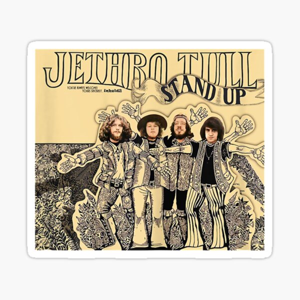 "Jethro Tull (2)" Sticker for Sale by HaleyRoxx | Redbubble