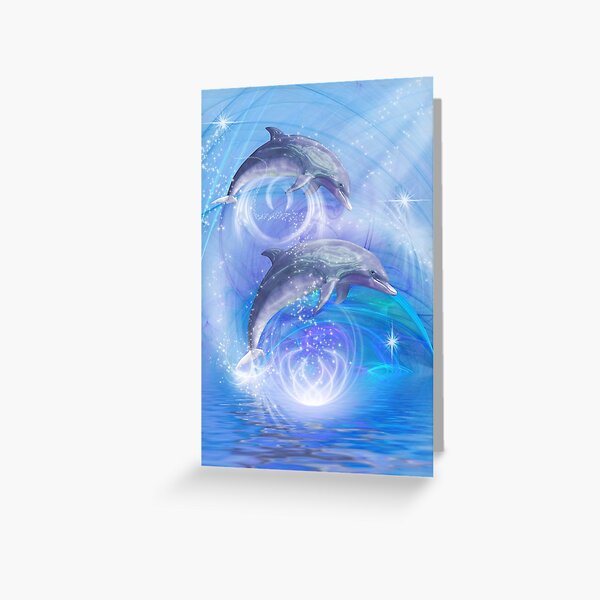 Dolphin Gift Couple Dolphins Card Dolphin Pop Up Card Dolphin Card 3D ...