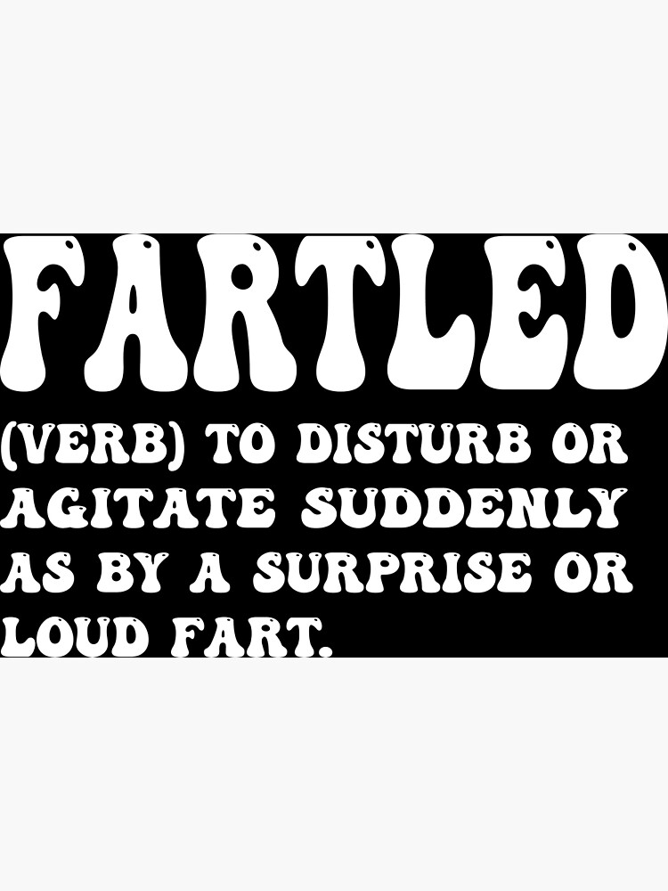 " Fartled definition vintage" Poster for Sale by MrJaabouk | Redbubble
