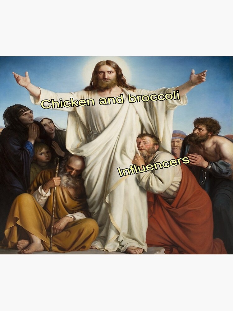 Póster «Chicken and Broccoli VS Influencers - Ideas de regalos de ...