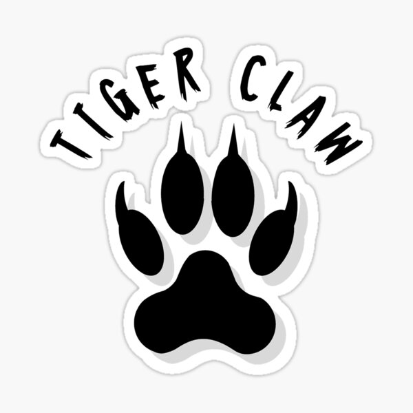 "Tiger claw" Sticker for Sale by Kosticc | Redbubble