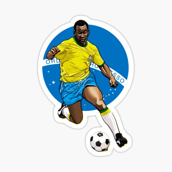 "Pele champion" Sticker for Sale by ChasingSunrise | Redbubble