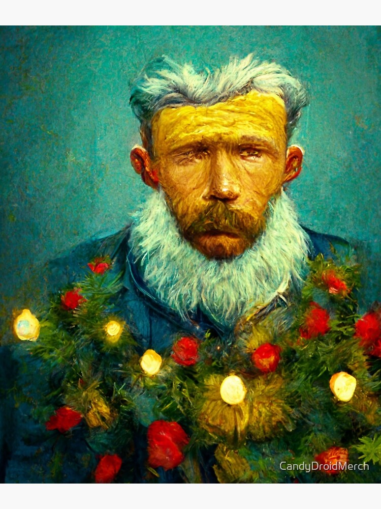 "Van Gogh Christmas Painting Starry Night Remake" Poster for Sale by ...