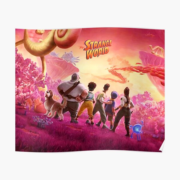 "Strange World new movie poster 2022 " Poster for Sale by ...