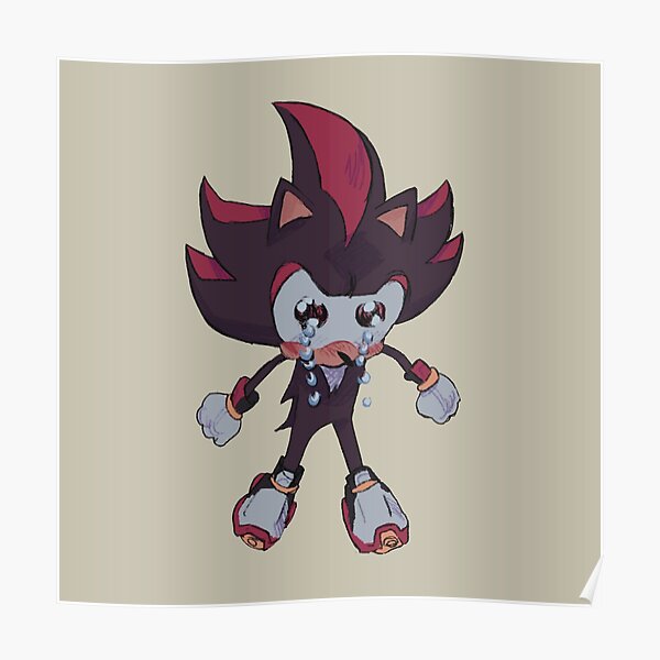 "Crying Shadow" Poster for Sale by maryvenom | Redbubble