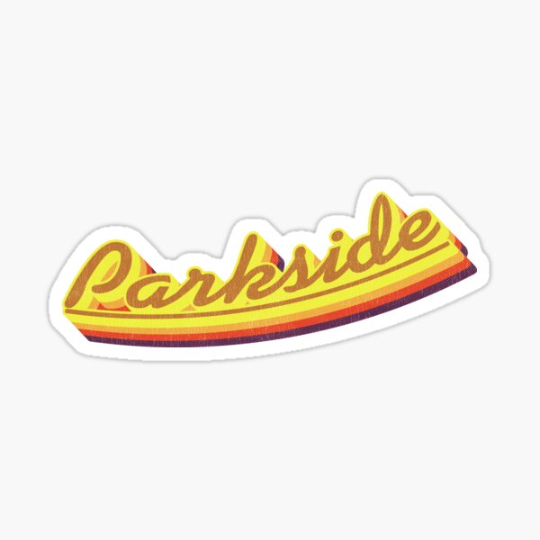 "Parkside | Retro Rainbow" Sticker by retroready | Redbubble