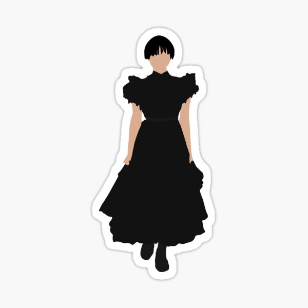 "Wednesday " Sticker for Sale by TammyJX | Redbubble