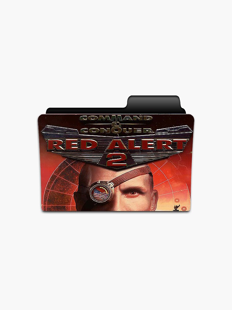 "Red Alert 2 Folder Icon" Sticker for Sale by StrayApostate | Redbubble