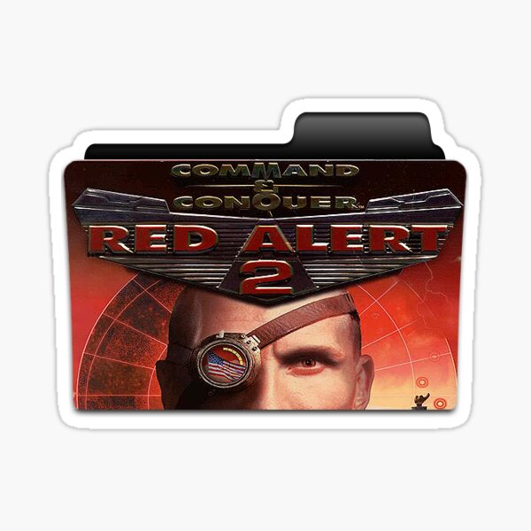 "Red Alert 2 Folder Icon" Sticker for Sale by StrayApostate | Redbubble
