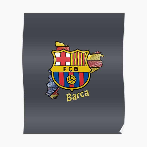 "Barca FC Barcelona Flag of Catalonia Football sticker and Gifts ...