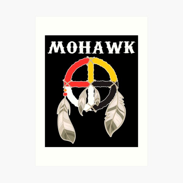 "Mohawk Nation Indian Tribes Medicine Wheel Symbol" Art Print for Sale ...