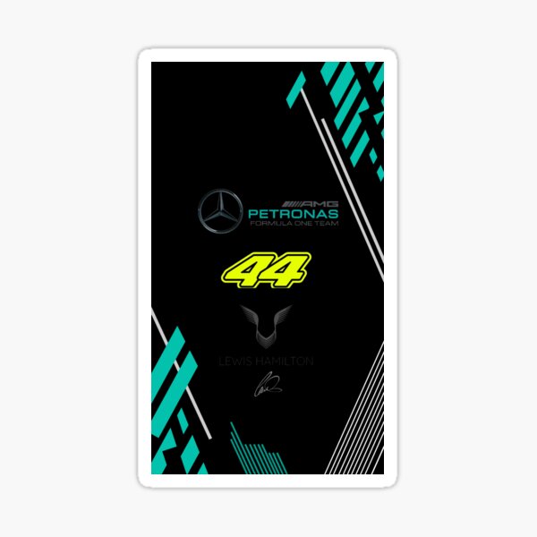 "Mercedes AMG 2022 | LH44 " Sticker for Sale by F1MemesAT | Redbubble