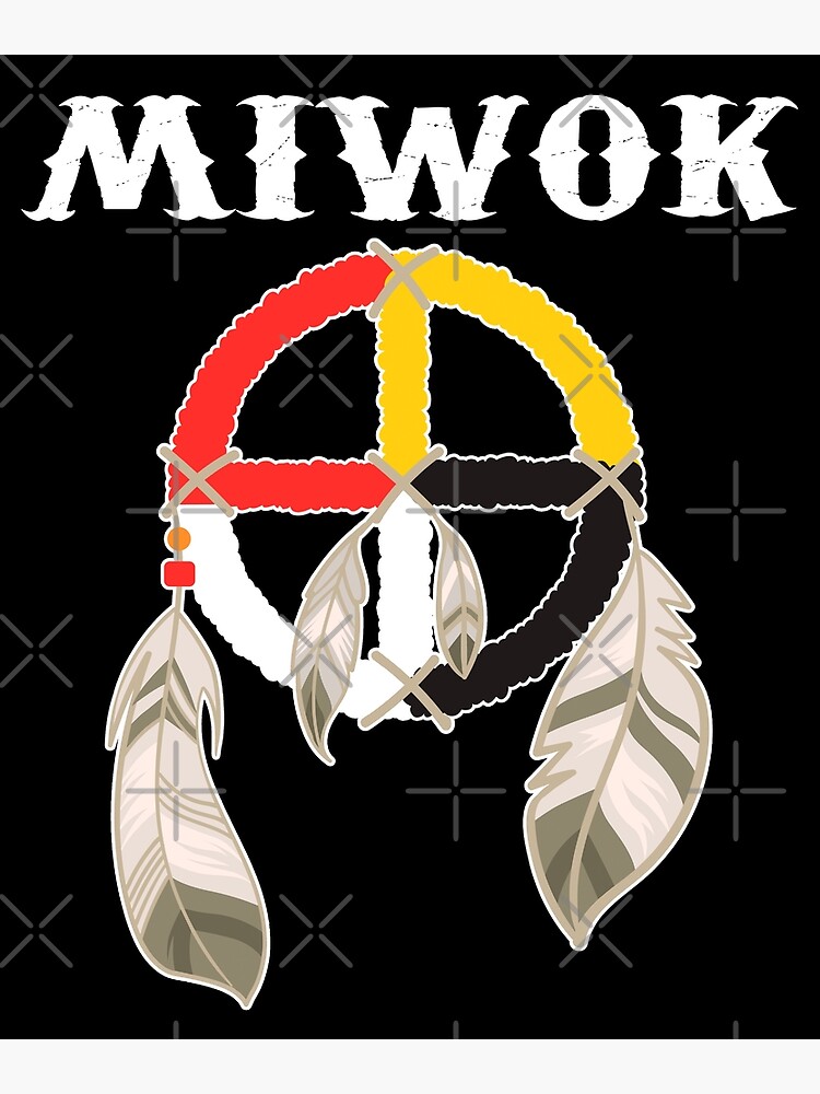 "Miwok Nation Indian Tribe Medicine Wheel Symbol" Poster for Sale by ...