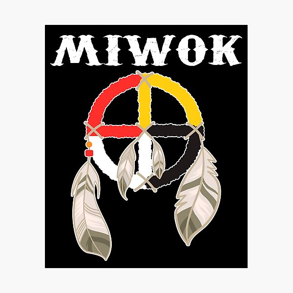 "Miwok Nation Indian Tribe Medicine Wheel Symbol" Photographic Print ...