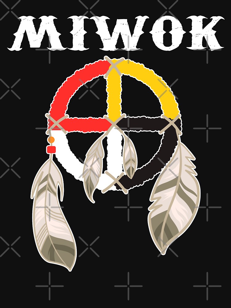 "Miwok Nation Indian Tribe Medicine Wheel Symbol" T-shirt for Sale by ...