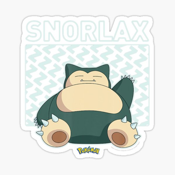 "Pokémon Snorlax" Sticker for Sale by yesiikarpewpem | Redbubble
