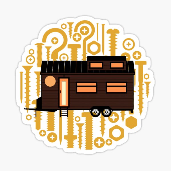 "Tiny House Build" Sticker for Sale by bsd111821 | Redbubble