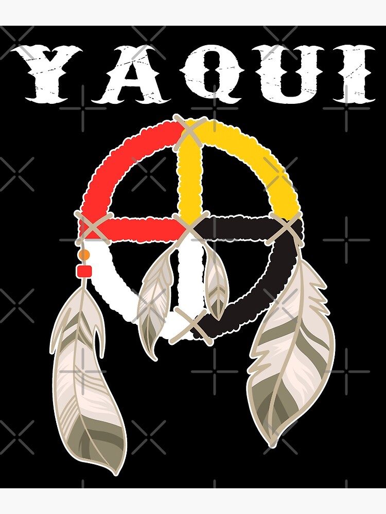 "YAQUI Nation Indian Tribe Medicine Wheel Symbol" Art Print for Sale by ...