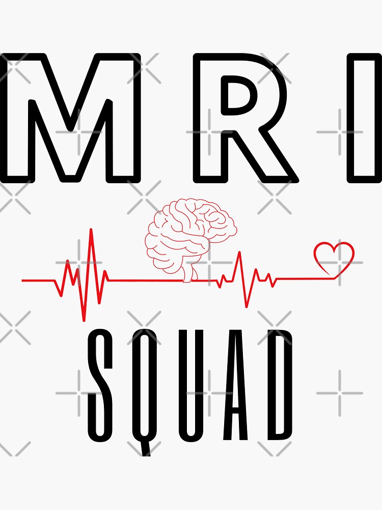 "MRI Squad and Radiology tech Squad Gift " Sticker for Sale by kitisak ...