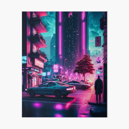"Retrowave Synthwave 80s Design For The Eighties Music Lovers" Art ...