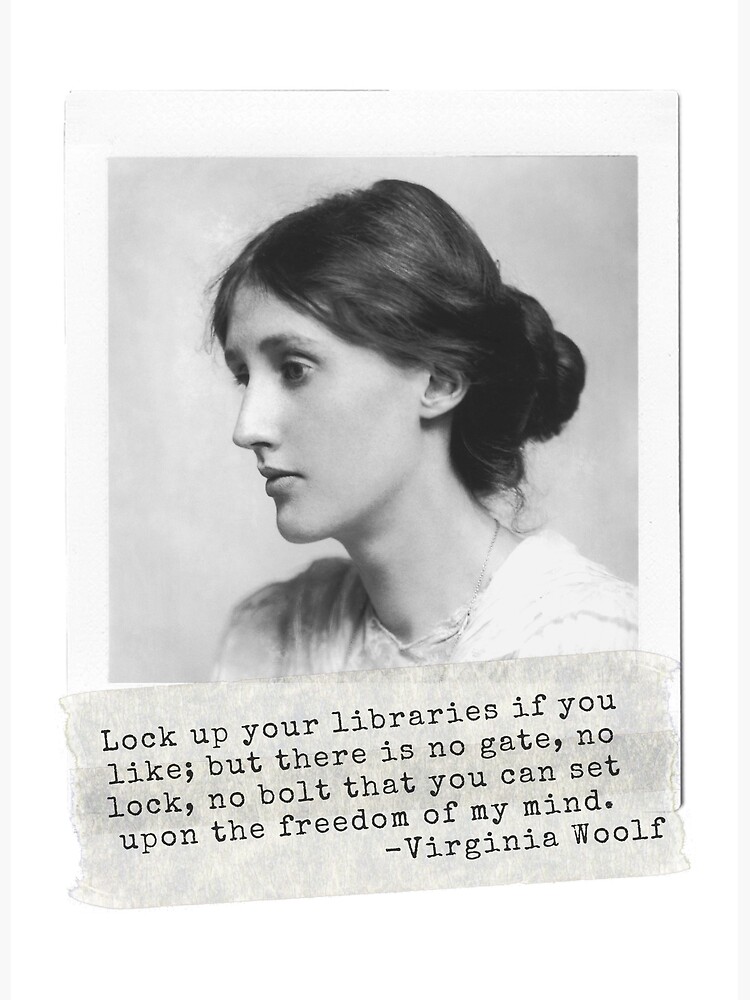 "Virginia Woolf Quote - Icons of Women's History" Poster for Sale by ...