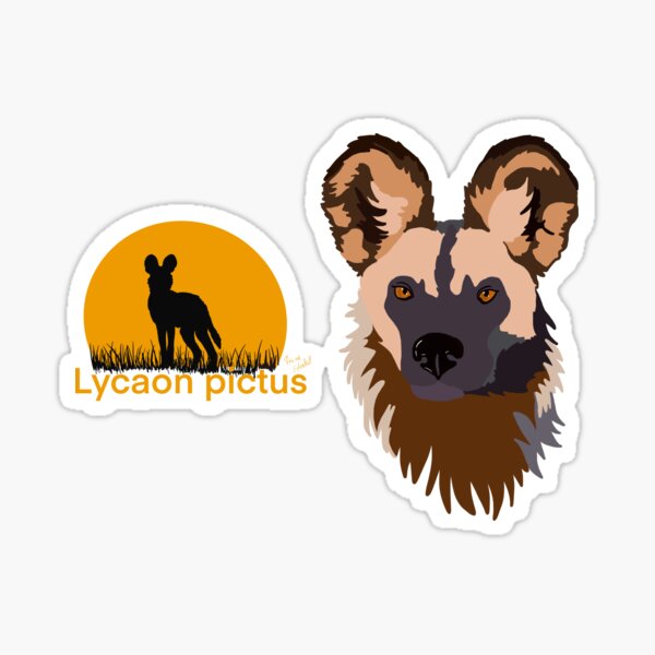 "LYCAON" Sticker for Sale by NaturVal | Redbubble