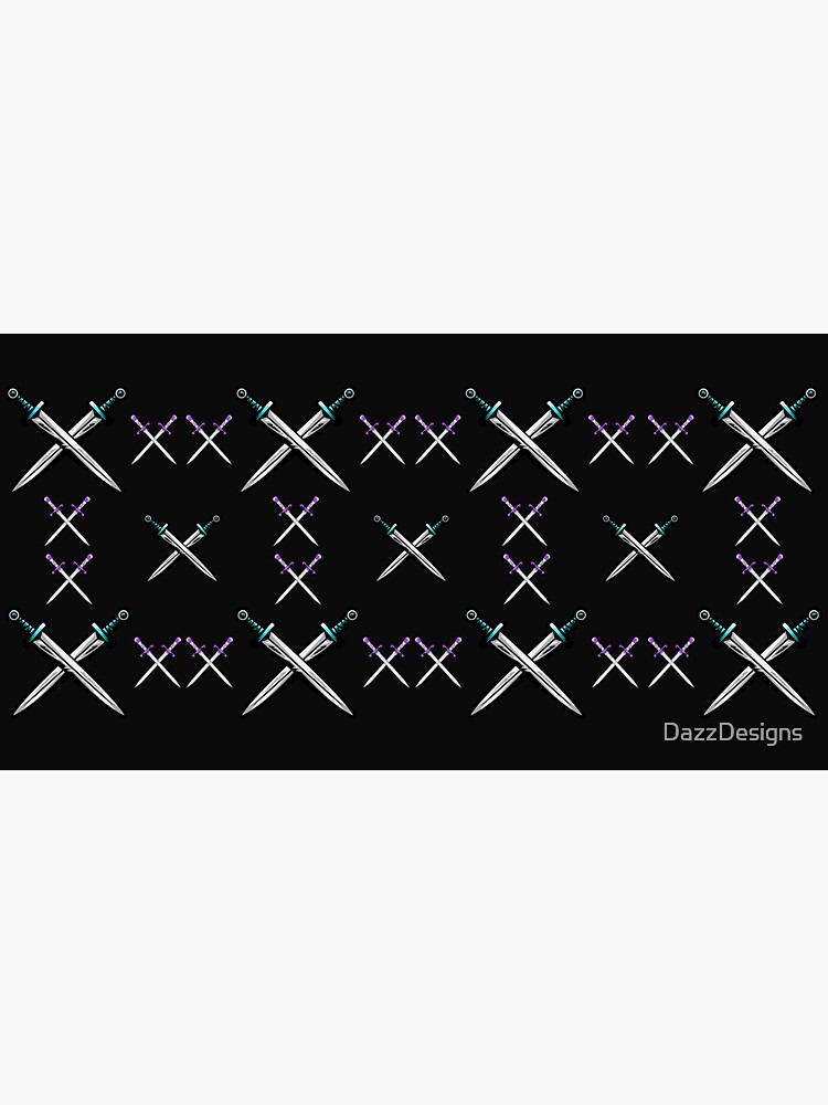 "Swords" Sticker for Sale by DazzDesigns | Redbubble