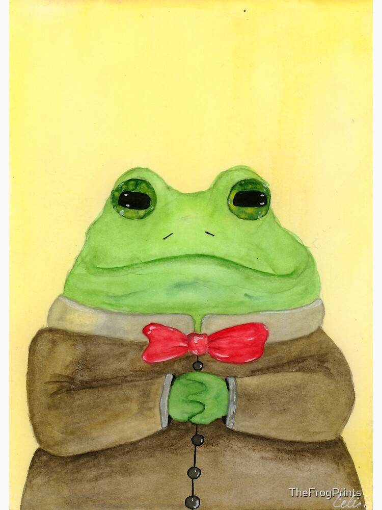 "Mr. Dr. Professor Frog" Poster for Sale by TheFrogPrints | Redbubble