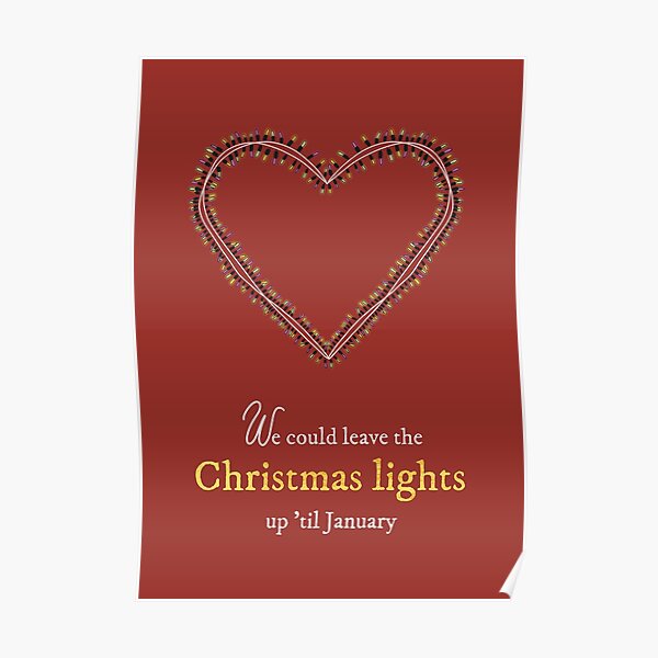 "Taylor Swift Christmas Card inspired by Lover" Poster for Sale by ...