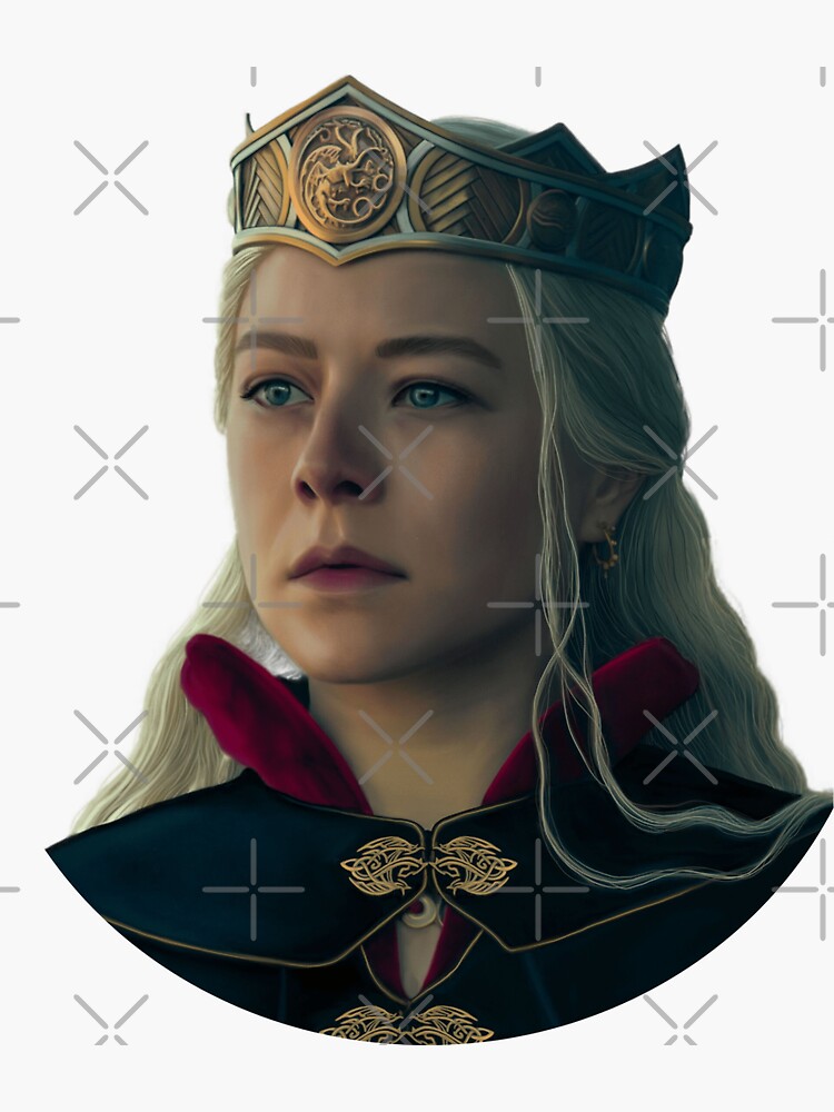 "Queen Rhaenyra " Sticker for Sale by MyHanger | Redbubble