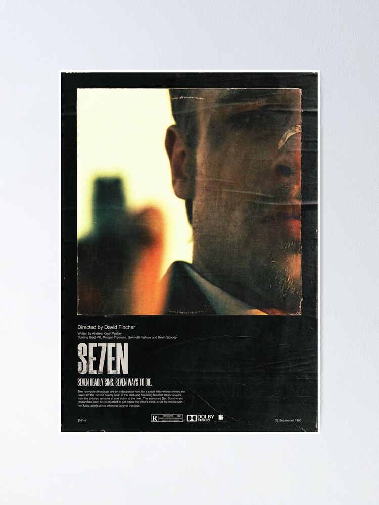 "Se7en Vintage Movie" Poster for Sale by GenerateArtAI | Redbubble