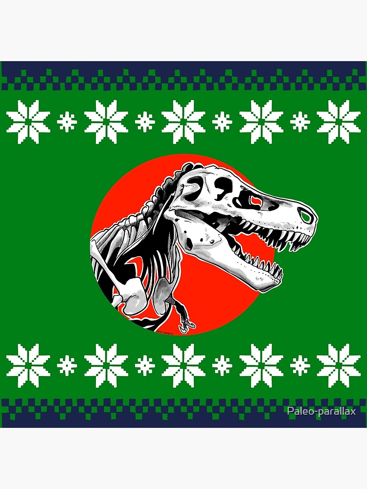 "Tyrannosaurus Rex skeletal Christmas light" Poster for Sale by Paleo ...
