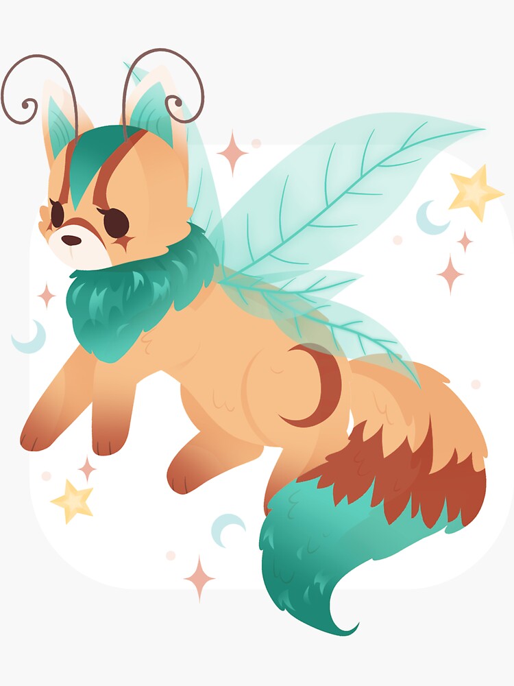 "fairy fox" Sticker for Sale by Shyruto | Redbubble