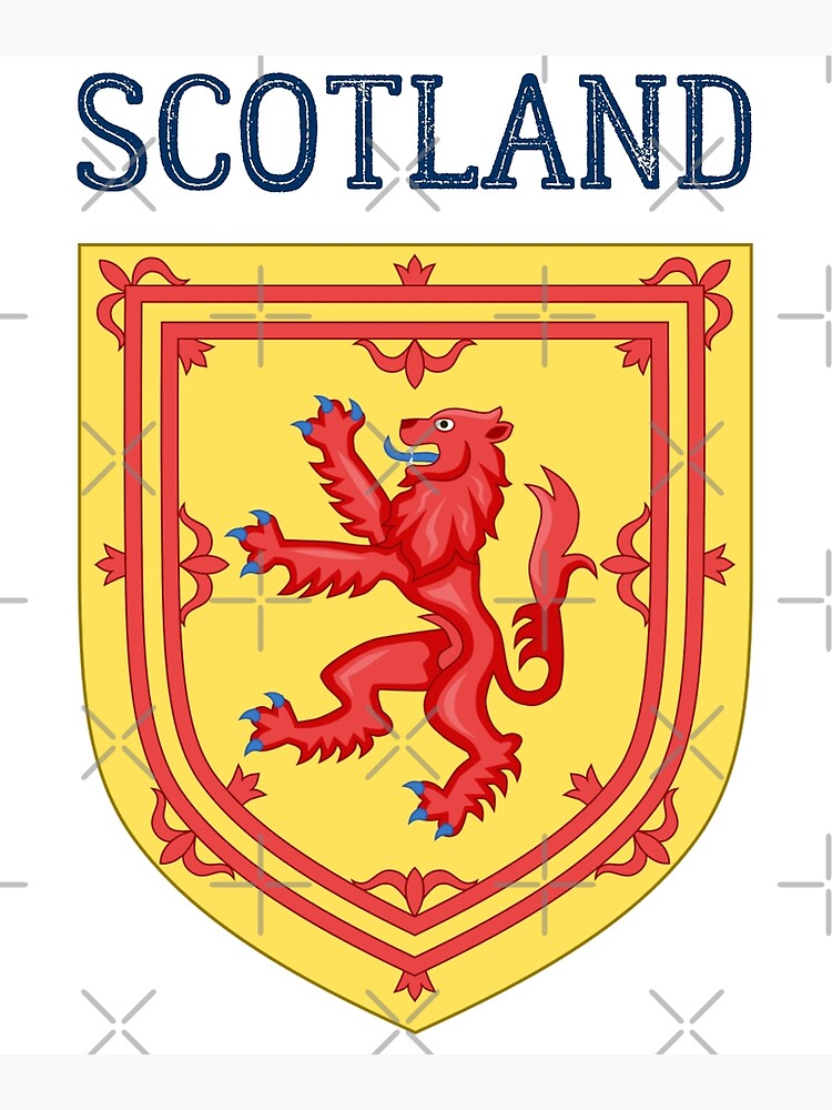"Scotland Coat of Arms" Poster for Sale by FedSherDesign | Redbubble
