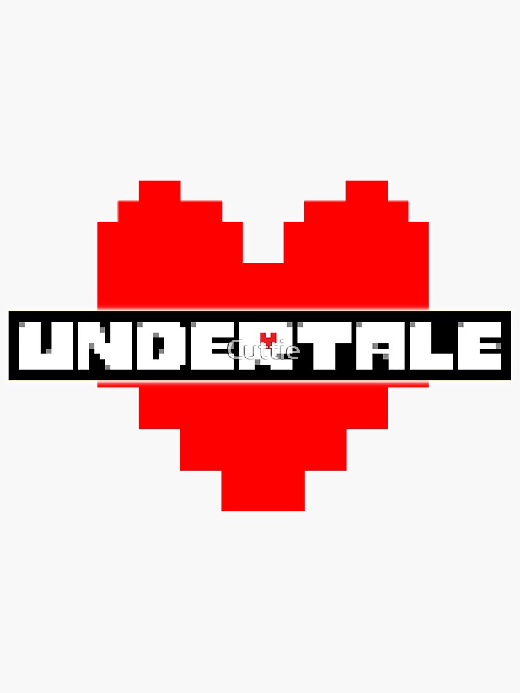 "SANS UNDERTALE, Roblox Christmas Gift, red heart" Sticker for Sale by ...