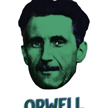 "george orwell" Sticker for Sale by lucasbecker | Redbubble