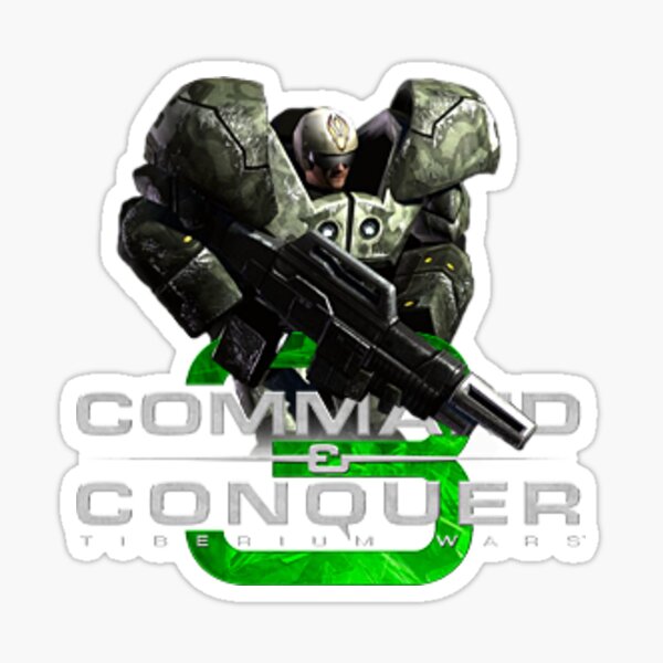 "Command and Conquer 3 Logo" Sticker for Sale by StrayApostate | Redbubble