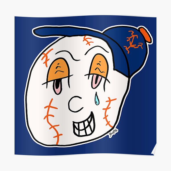 "Sad Mr Met " Poster for Sale by LockedUp | Redbubble