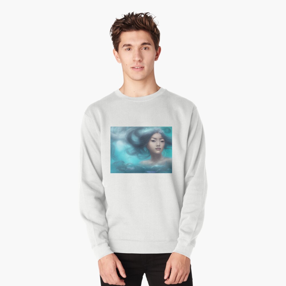 "Portrait of the Goddess of the Ocean Underwater (Asian ethnicity). Fae ...