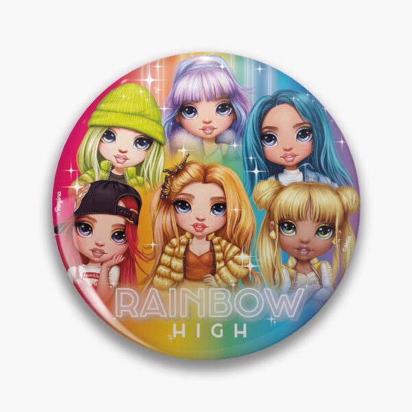"Rainbow High" Pin for Sale by Redbubblofficia | Redbubble