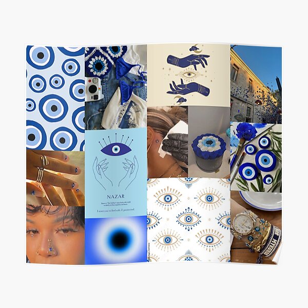 "evil eye aesthetic collage" Poster for Sale by morgananjos | Redbubble