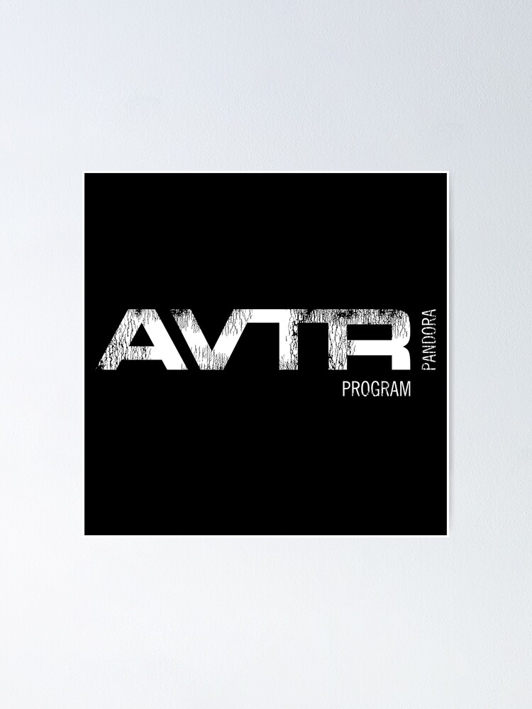 "AVTR Program (Avatar Program) (Worn White)" Poster for Sale by ...