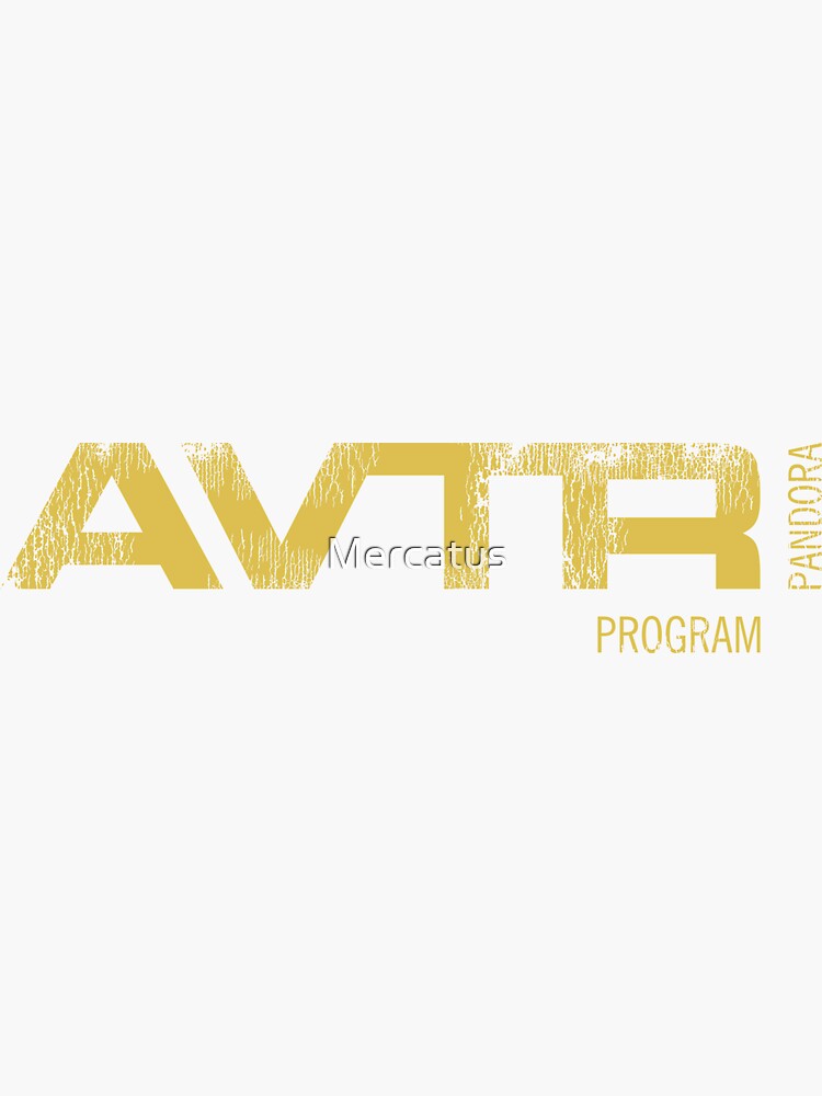 "AVTR Program (Avatar Program) (Worn Yellow)" Sticker for Sale by ...