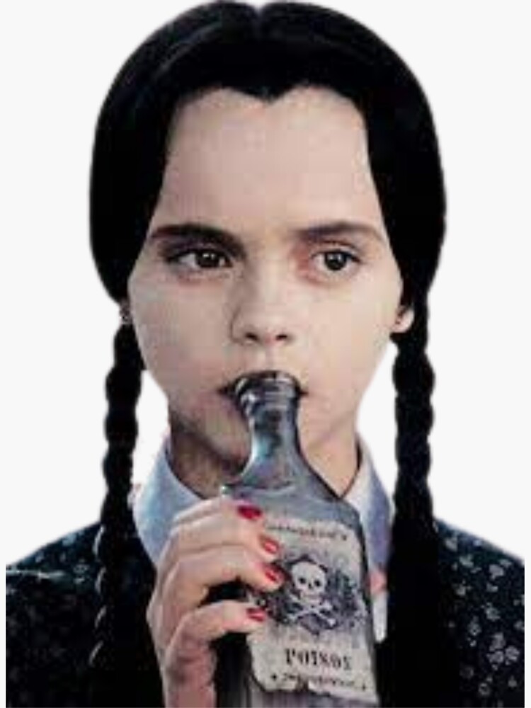 "Wednesday Addams" Sticker for Sale by 520- | Redbubble