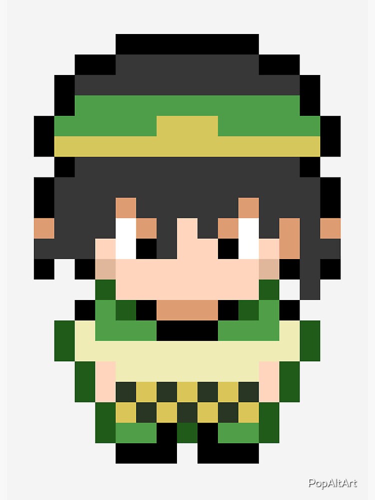 "Pixel Art Toph Beifong - Avatar The Last Airbender" Art Board Print ...