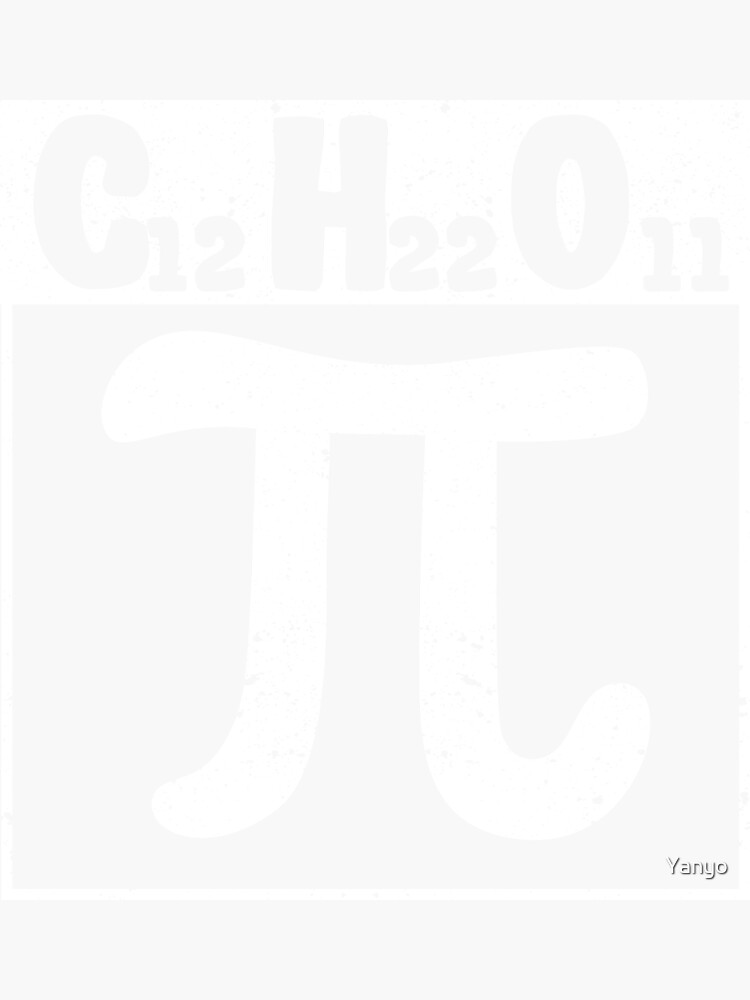 "Pi tag sugar symbol formula mathematics teacher chemi" Sticker for ...