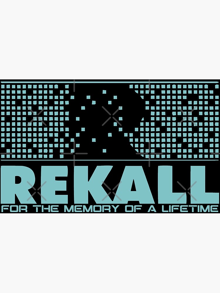 "Retro Rekall Logo" Poster for Sale by DLutfy | Redbubble