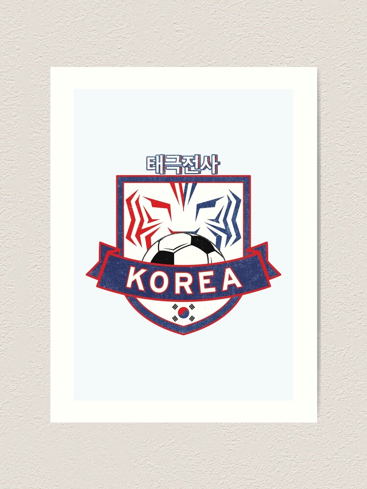 "South Korea Soccer Crest (Korea Soccer Logo)" Art Print for Sale by Numero14 | Redbubble