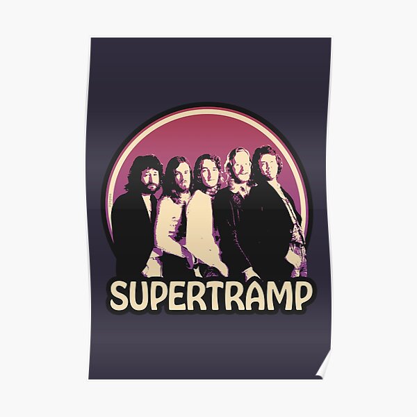"Supertramp 70s Rock Band" Poster for Sale by eyepoo | Redbubble