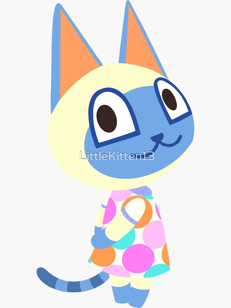 "Mitzi ACNH" Sticker for Sale by LittleKitten13 | Redbubble